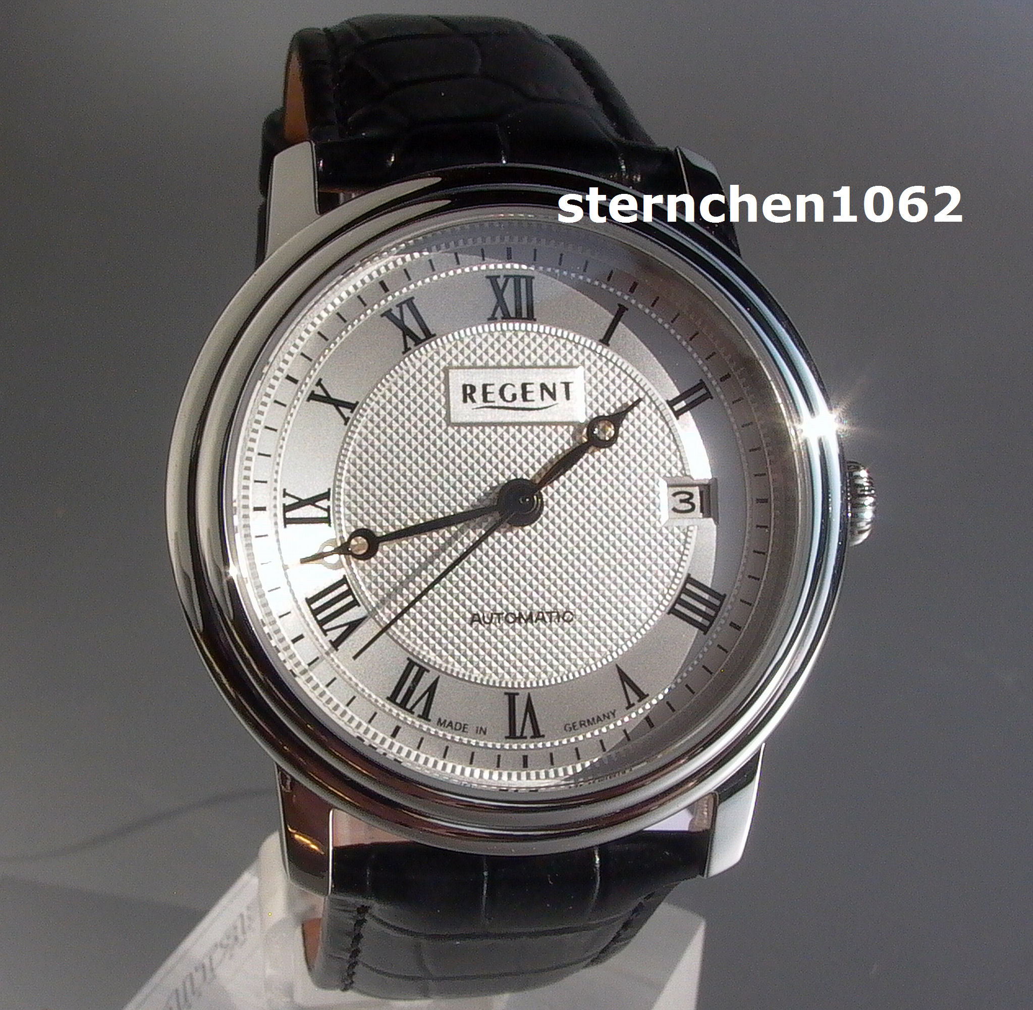 Sternchen 1062 - Regent * Stainless Steel leather * Automatic ...