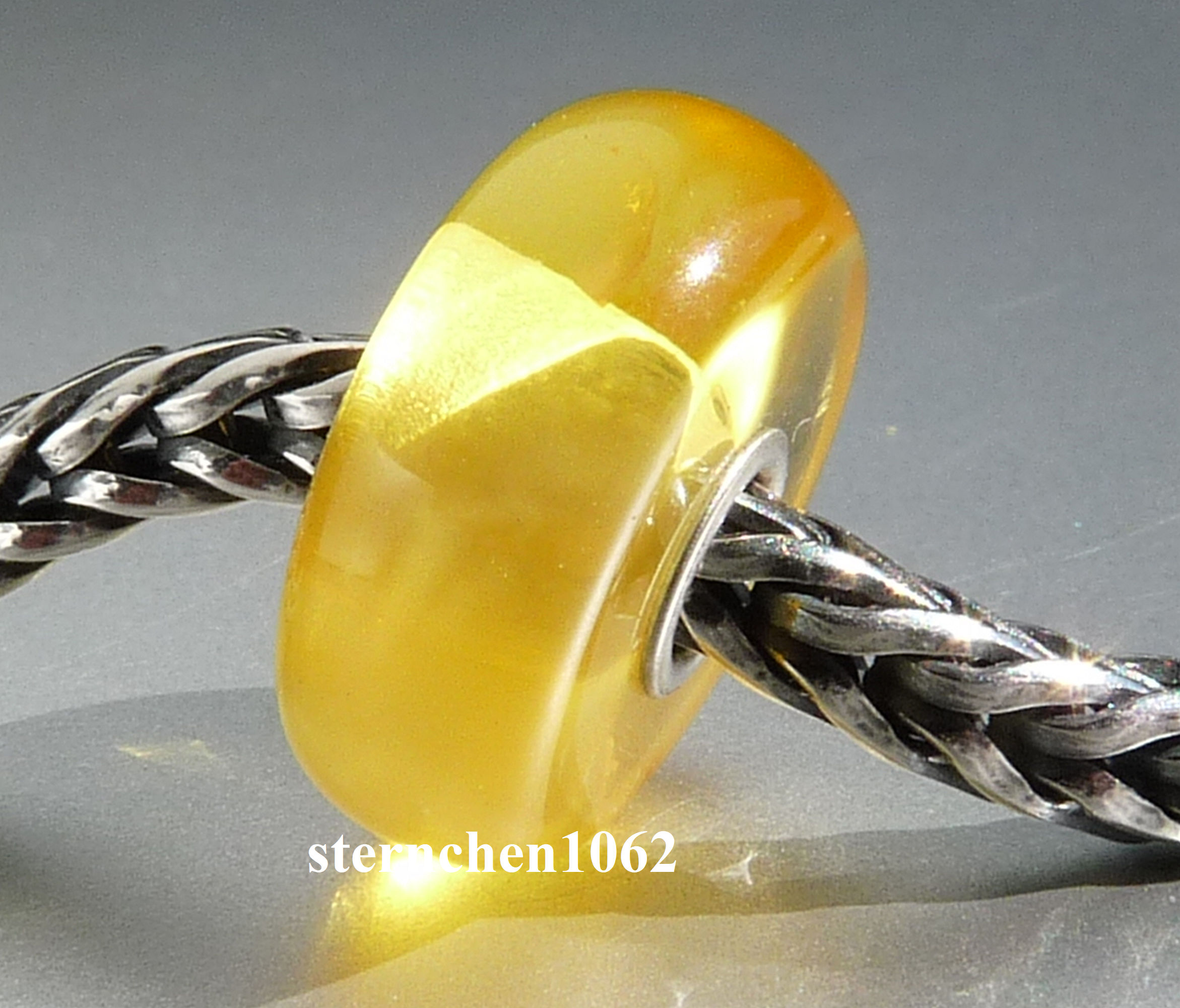 Sternchen 1062 - Original Trollbeads * Bernstein / Amber * OOAK * 828