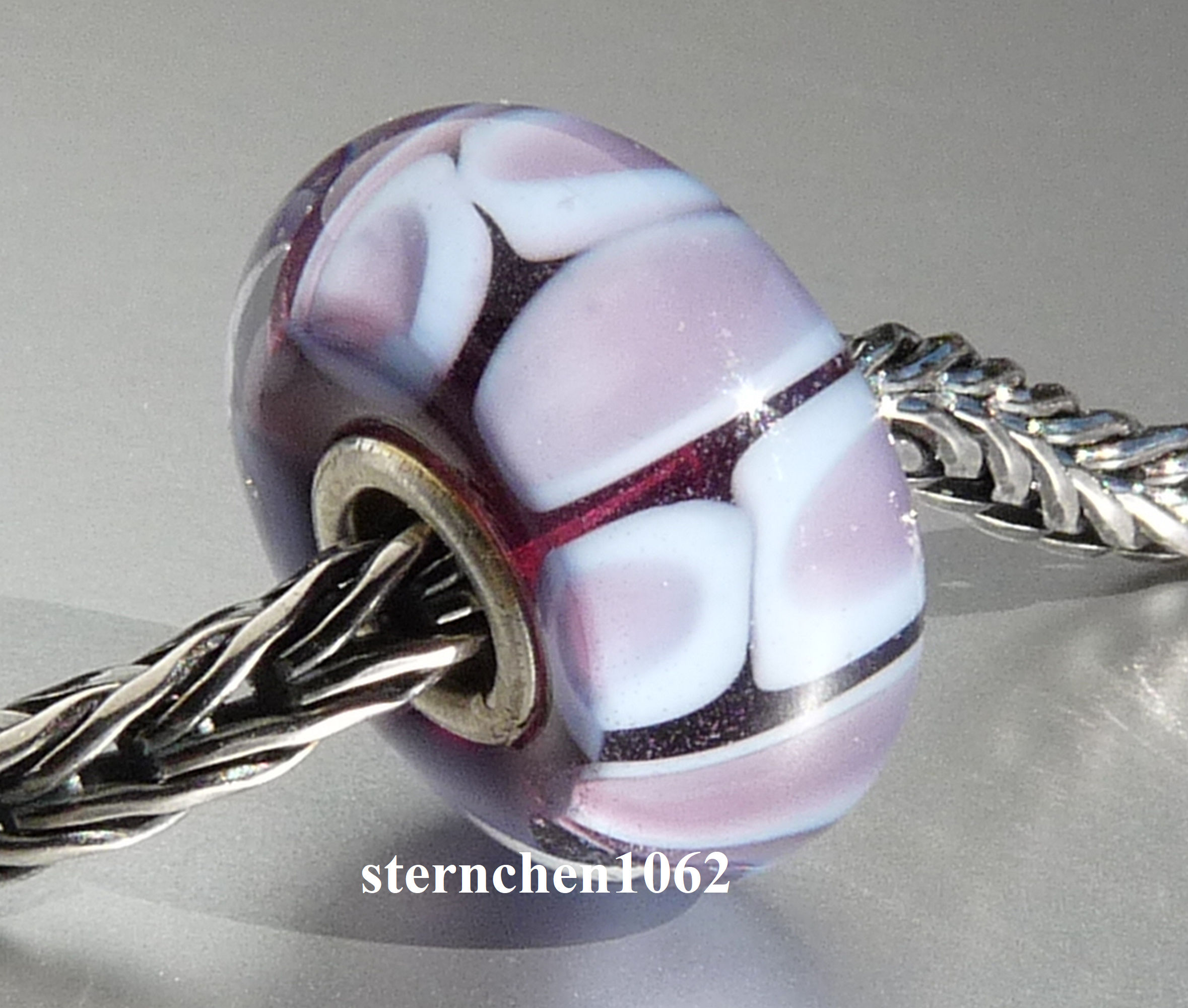 Sternchen 1062 - Trollbeads * Purple Fusion * retired * 08