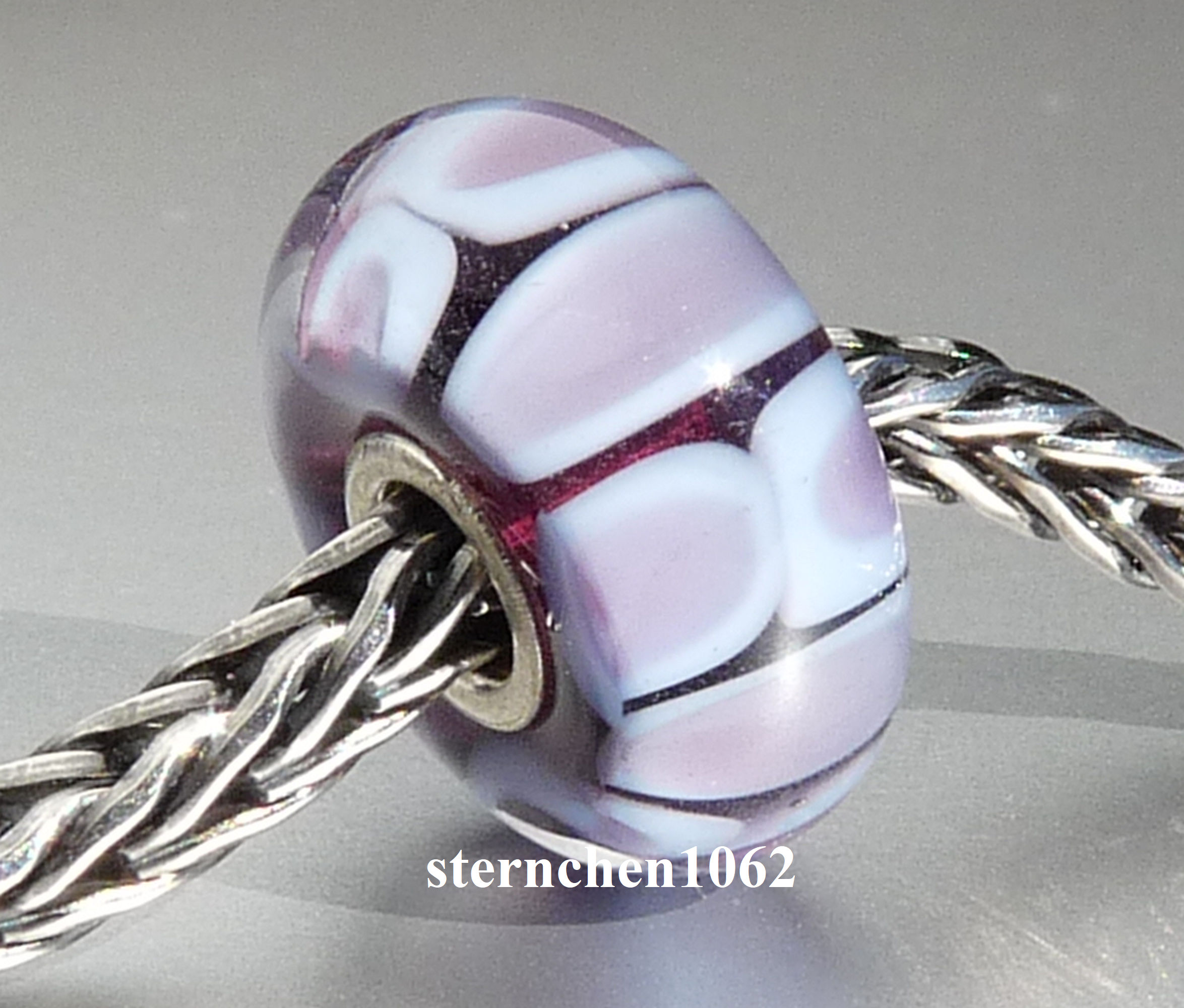 Sternchen 1062 - Trollbeads * Purple Fusion * retired * 08
