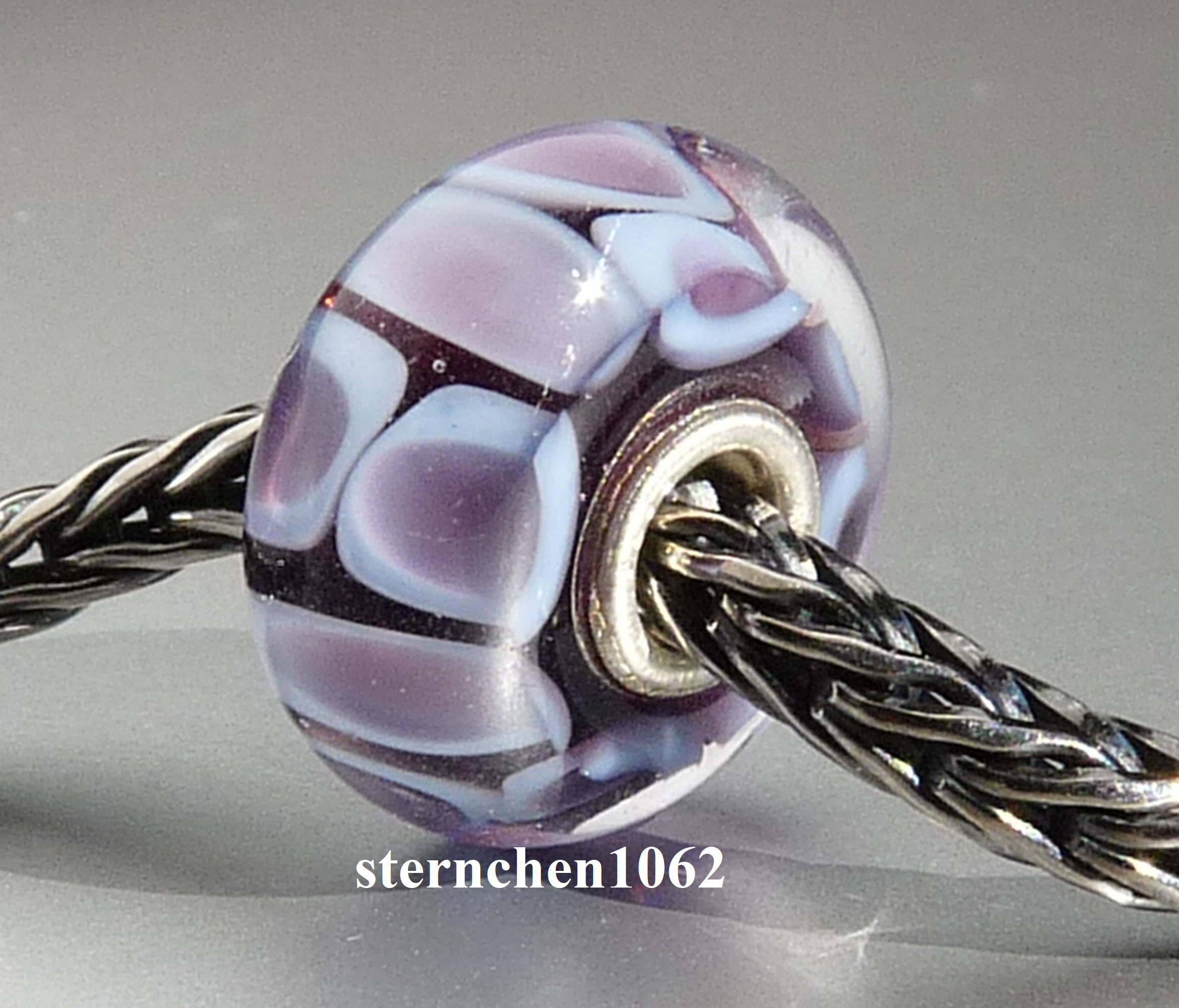 Sternchen 1062 - Trollbeads * Purple Fusion * retired * 08