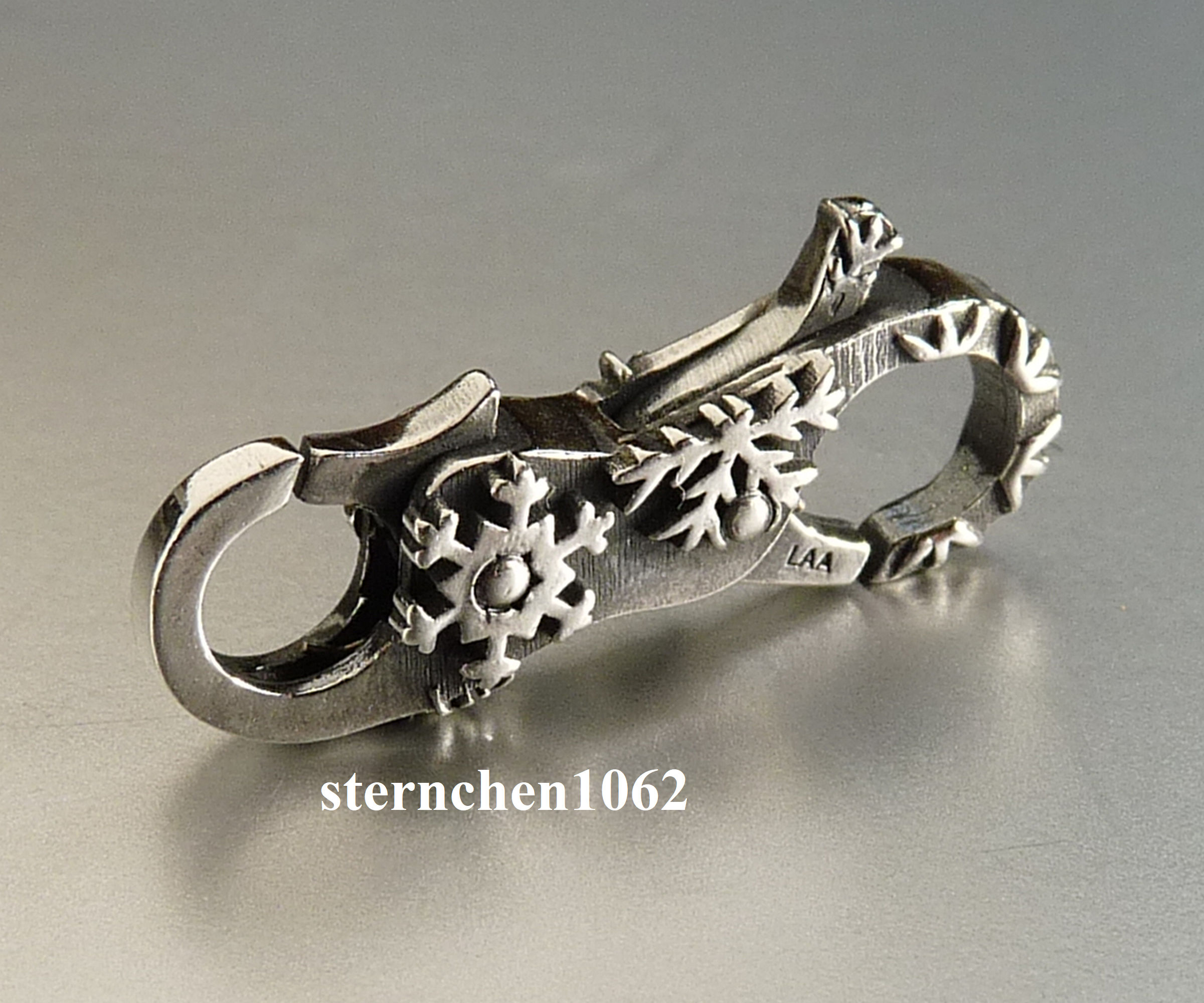 Sternchen 1062 - Trollbeads * Schneeflöckchen Verschluss