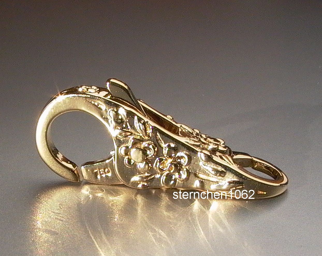 Sternchen 1062 - Original Trollbeads * Verschluss mit Spitzen Gold