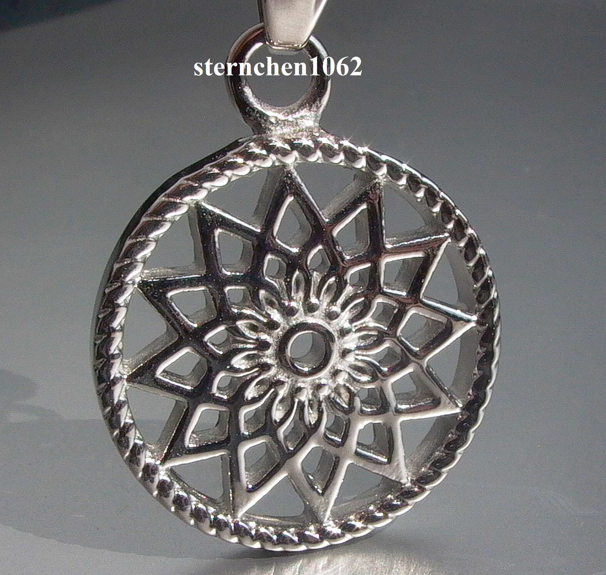 Sternchen 1062 - Traumfänger - Anhänger * Stahl * Stern * 2,5 cm