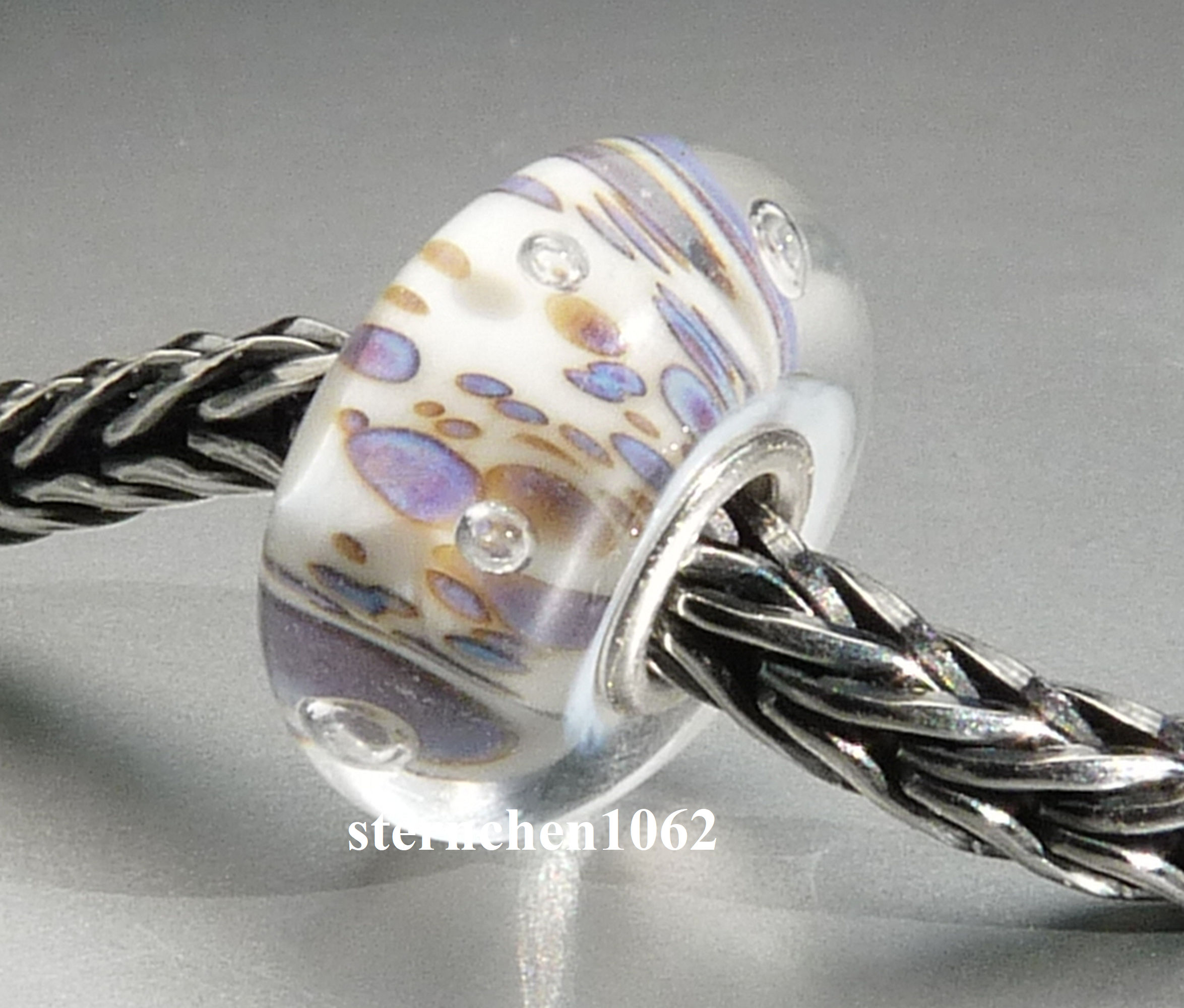 Sternchen 1062 - Trollbeads * Purple Rippling Bubbles * 29