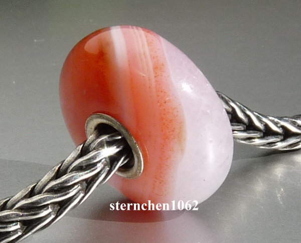 Sternchen 1062 - Trollbeads * Pink Striped Agate * 76